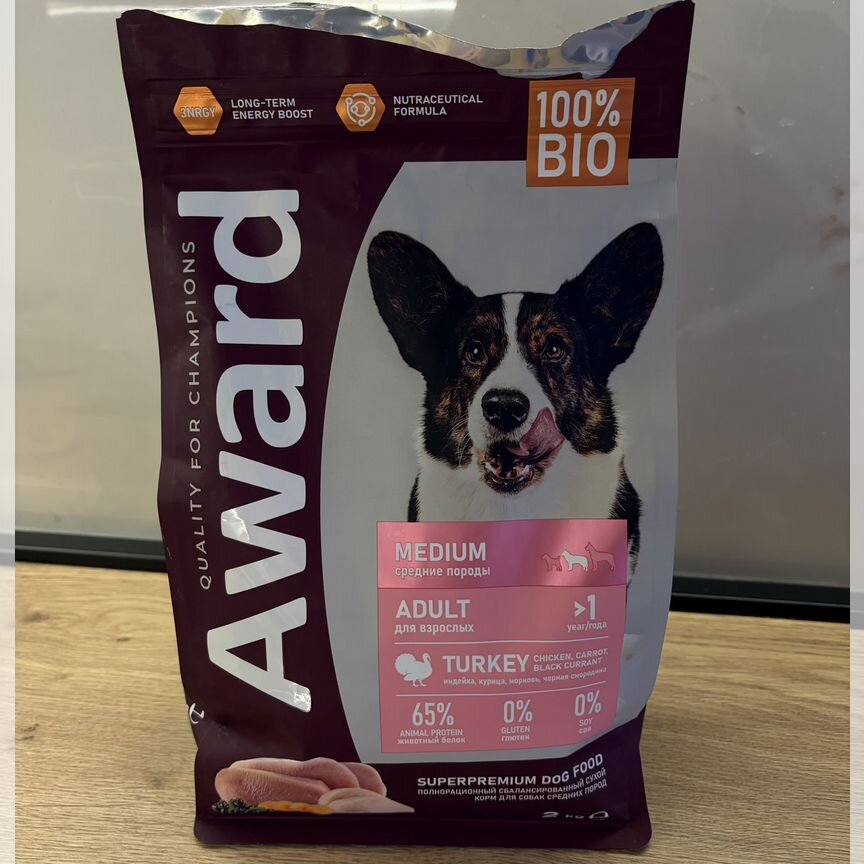 Корм для собак Award
