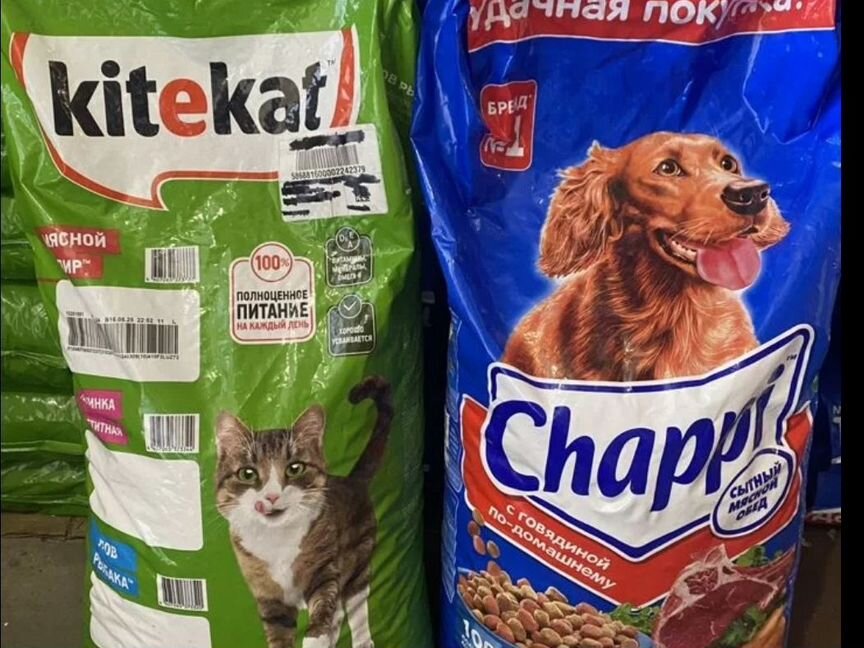 Kitekat, chappie 15кг, 2.5кг, 1.9кг, корм