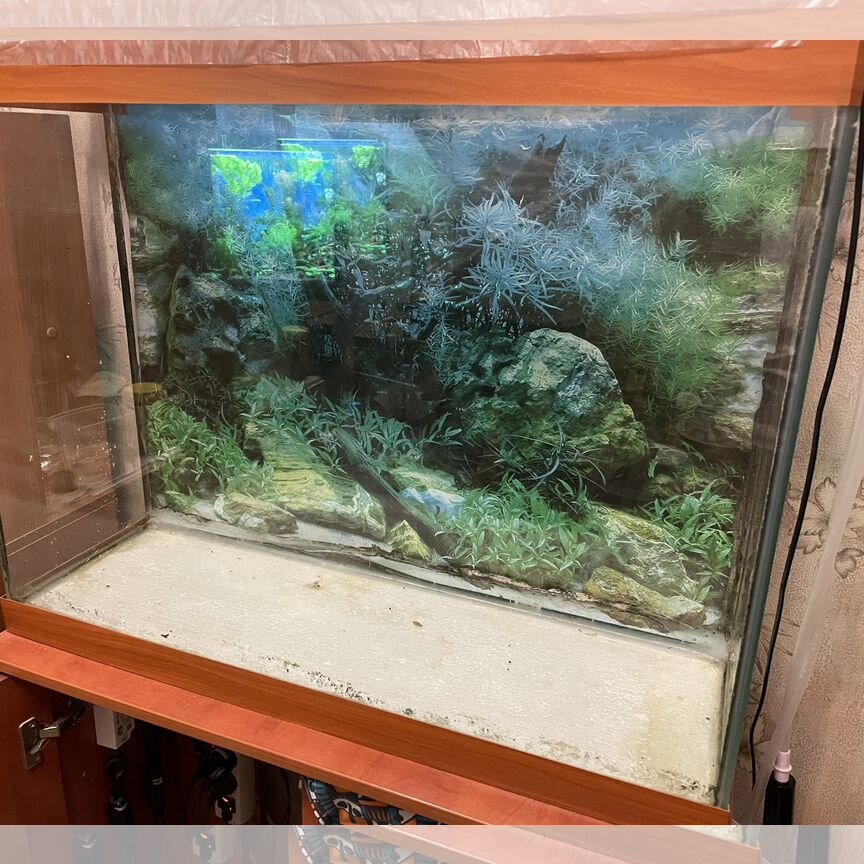 Аквариум 120 литров без тумбы