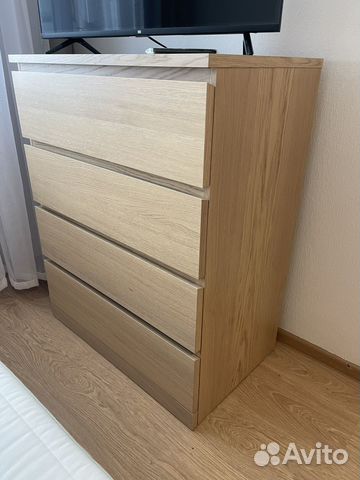 Комод IKEA мальм 4 ящика купить в Санкт-Петербурге | Товары для дома и ...