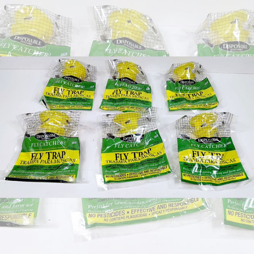 Подвесная ловушка для мух и других насекомых, 6 шт
