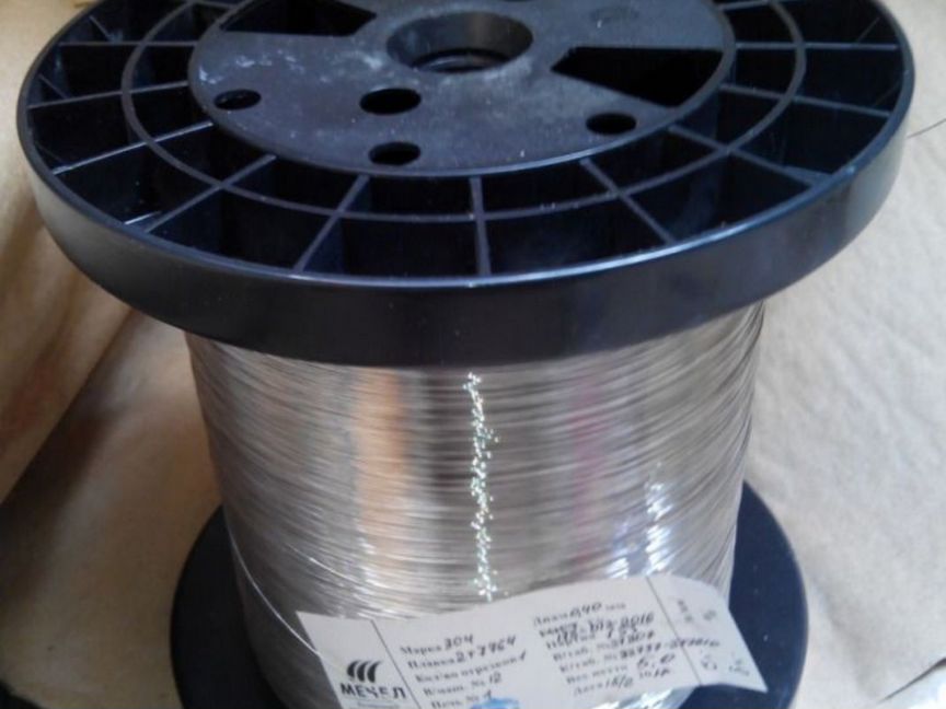 Проволока пчеловодная нержавейка 0,36- 0,4 мм