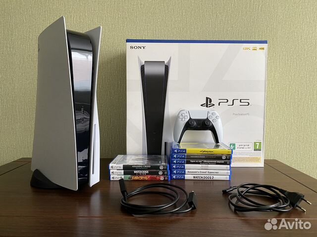 Sony playstation 5 + 9 игр купить в Екатеринбурге | Электроника | Авито