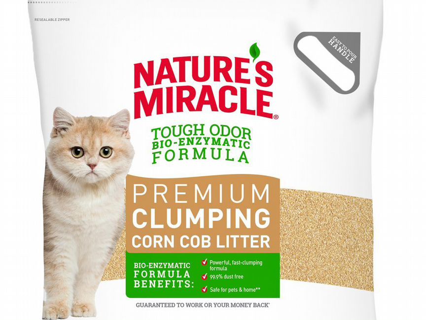 Кукурузный наполнитель Nature’s Miracle (США)