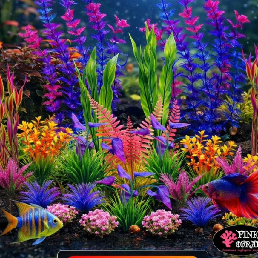 Искусственные водоросли для аквариума