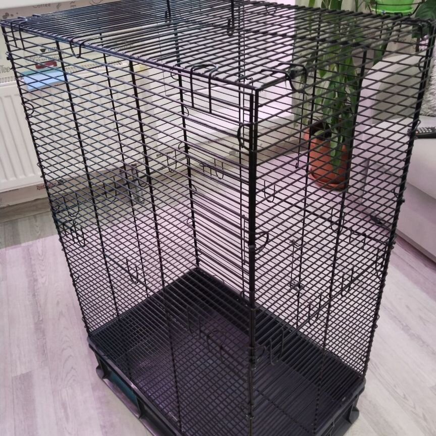 Клетка для птиц 60х40х88, вес 9,5 кг