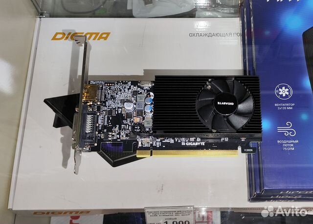 Видеокарта GT 1030 2Гб 64bit Gigabyte купить в Ельце | Электроника | Авито
