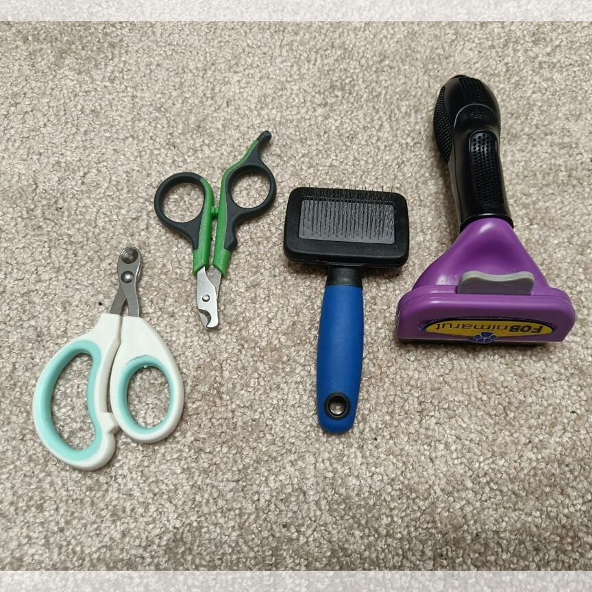 Набор для груминга пуходерка фурминатор