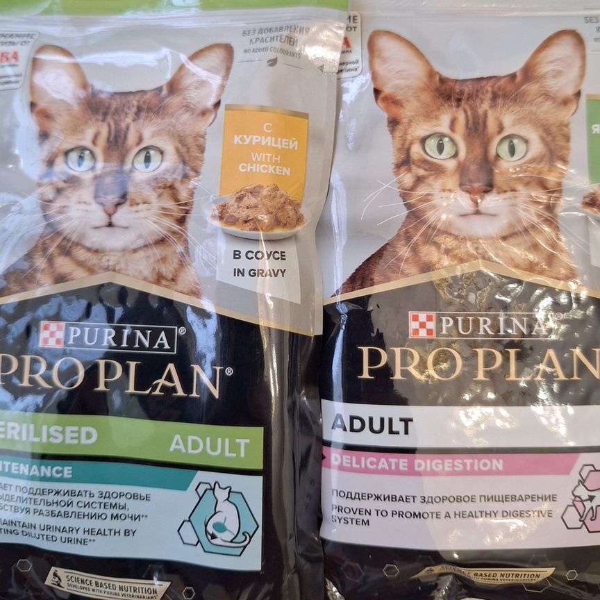 Влажный корм для кошек pro plan