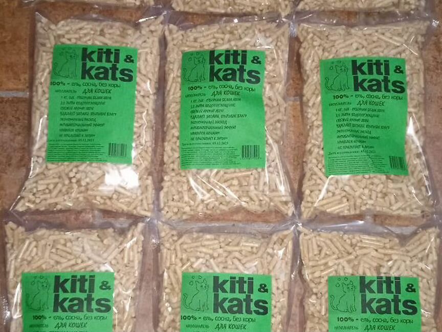 Кошачий туалет древесный 1кг-3.5лит. Симферополь