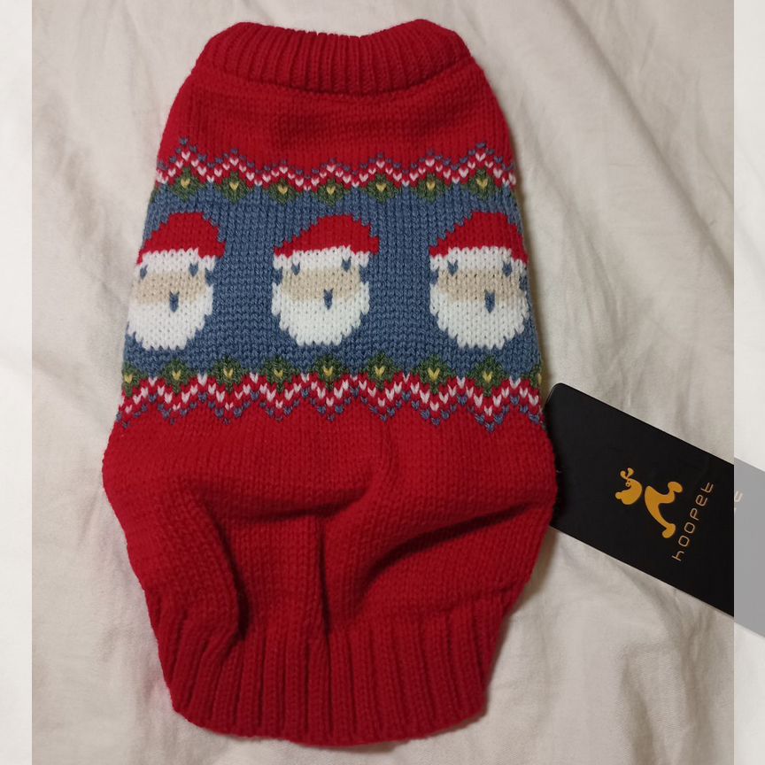 Новый новогодний свитер для маленькой собачки