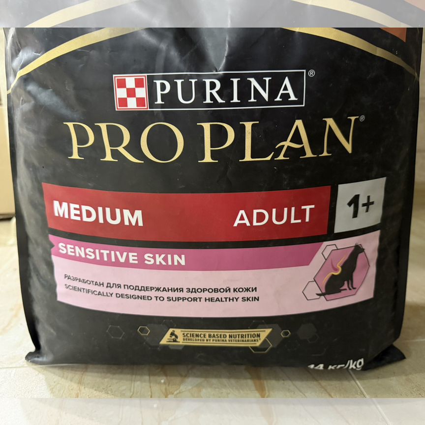 Корм для собак Purina Pro Plan medium Adult, 11кг