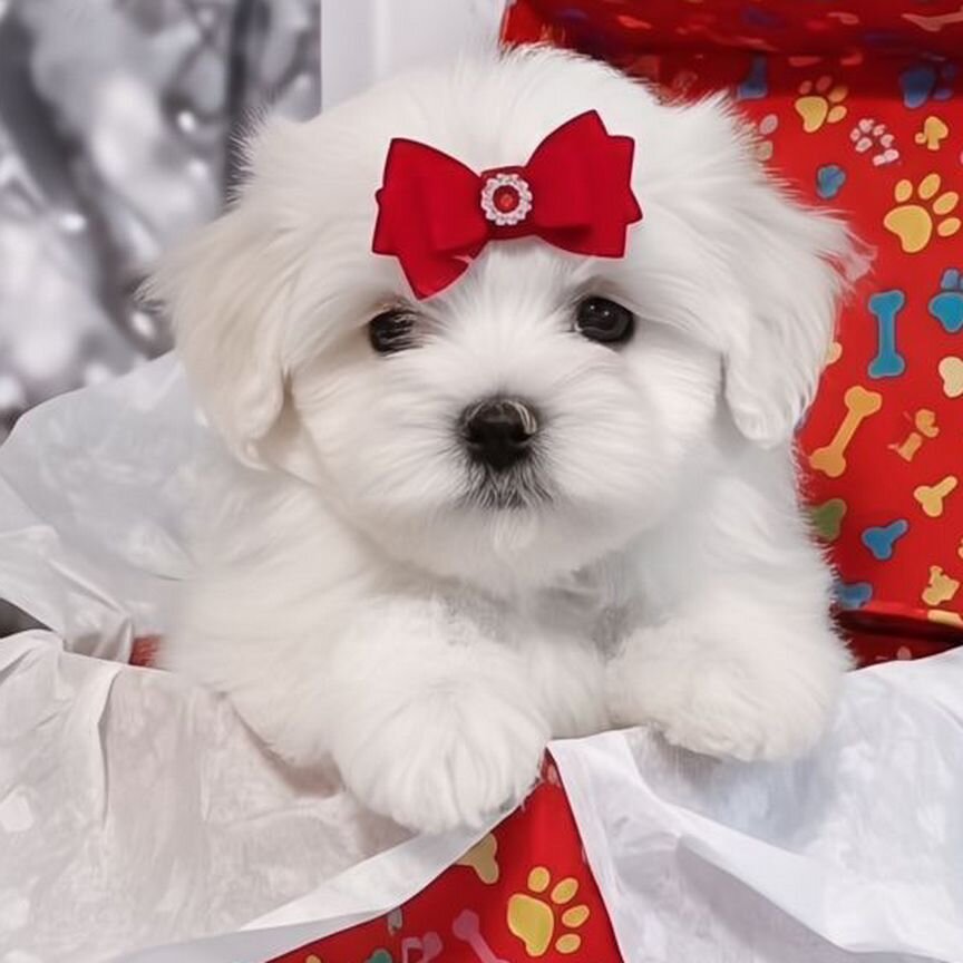 Мальтийская болонка, щенок