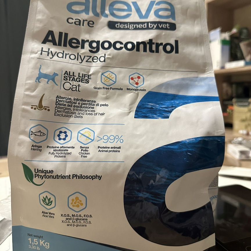 Корм для кошек Аллева Аллергоконтроль Alleva