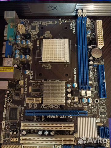 Материнская плата AsRock AM3+ купить в Перми | Электроника | Авито