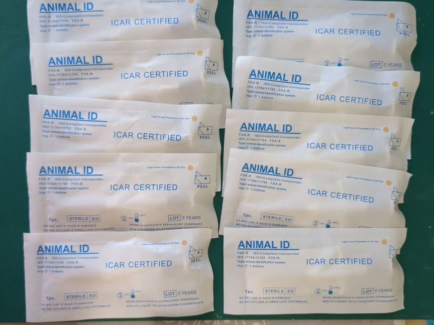 Микрочип для животных Animal ID размер 1.4х8