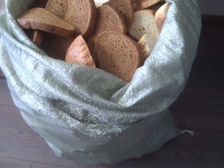 Сухари для корма животных