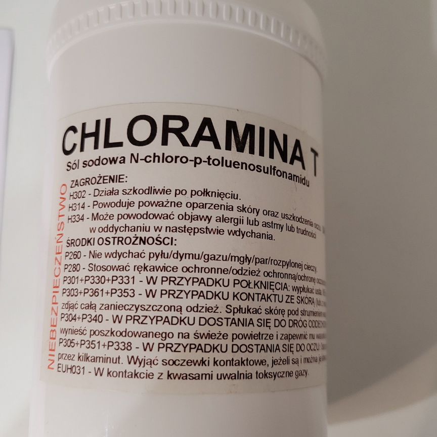 Chloramina T Хлорамин Т для воды в аквариуме