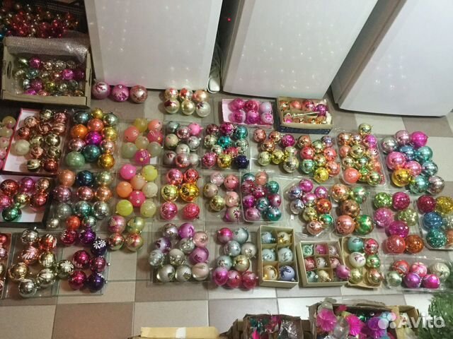 Елочные шары, СССР, 35 разных наборов купить в Москве | Хобби и отдых ...