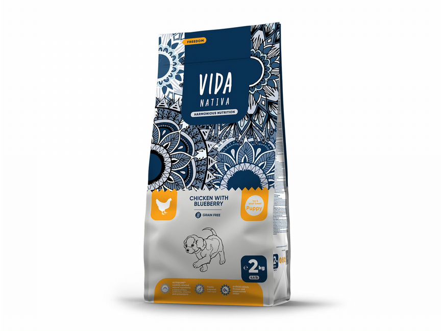 Vida Nativa корм для щенков мелких пород с курицей