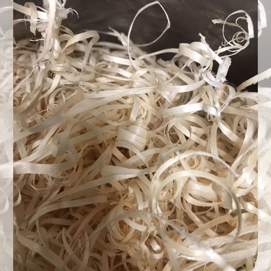 Стружка с завитком, древесная шерсть для упаковки