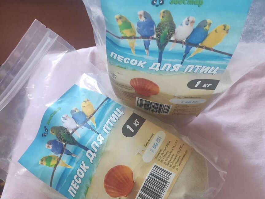 Песок для птиц