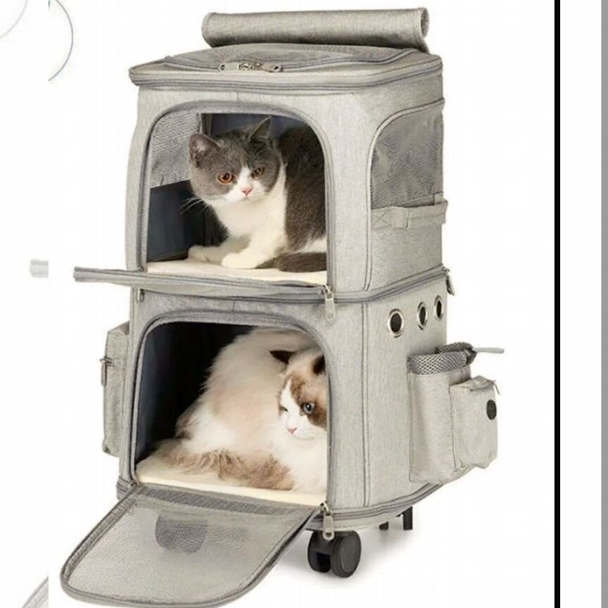 Сумка тележка для животных