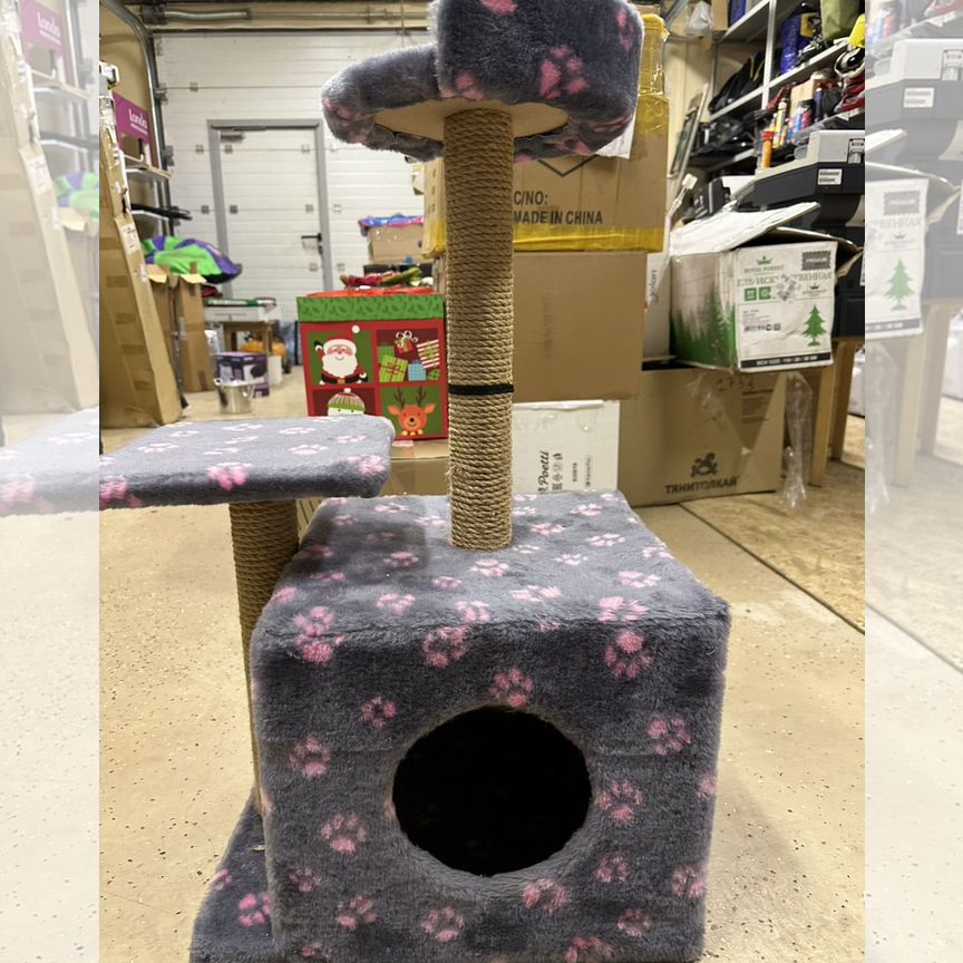 Домик для кошки с когтеточкой