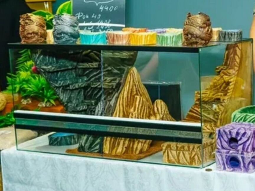 Террариумная перегородка /декор для террариума