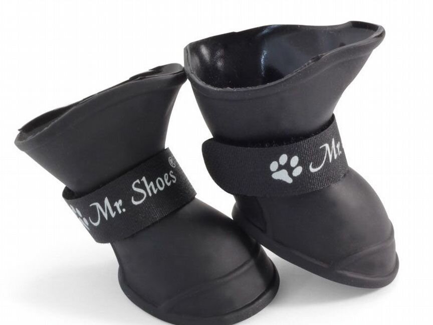 Triol (одежда) сапожки для собак, черные