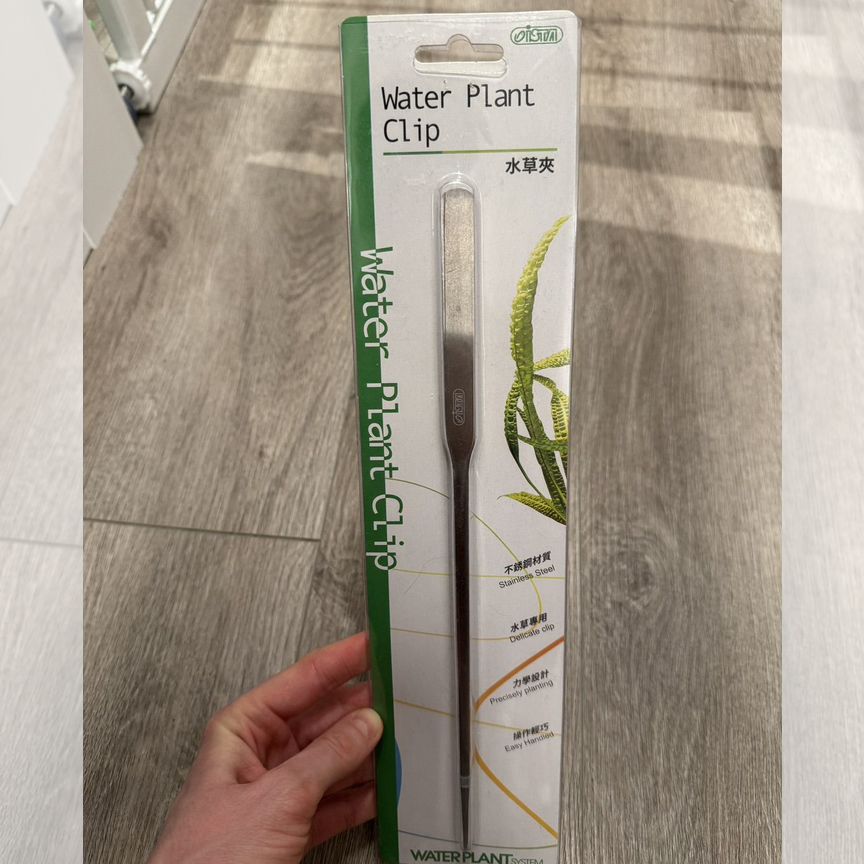 Пинцет аквариумный для посадки растений 26 см Ista