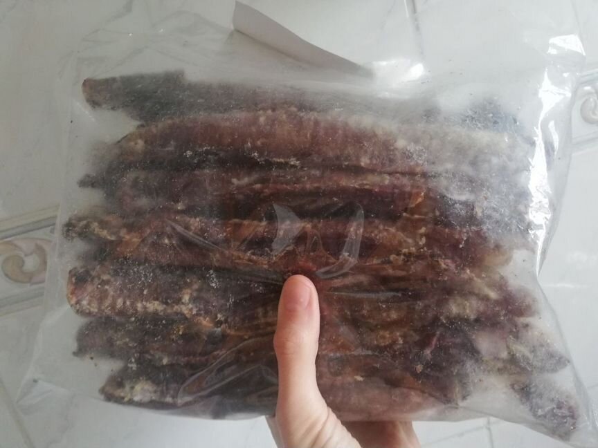 Собачьи лакомства сушеные бараньи трахеи