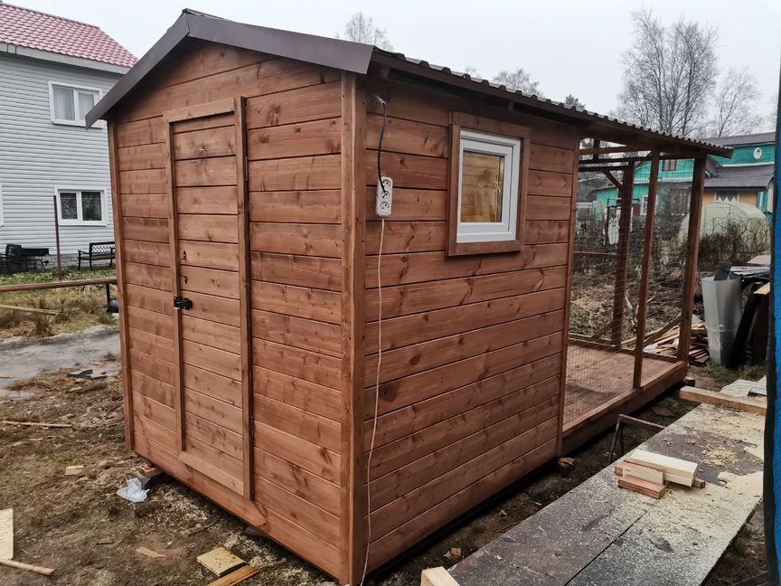 Курятник зимний с обогревом