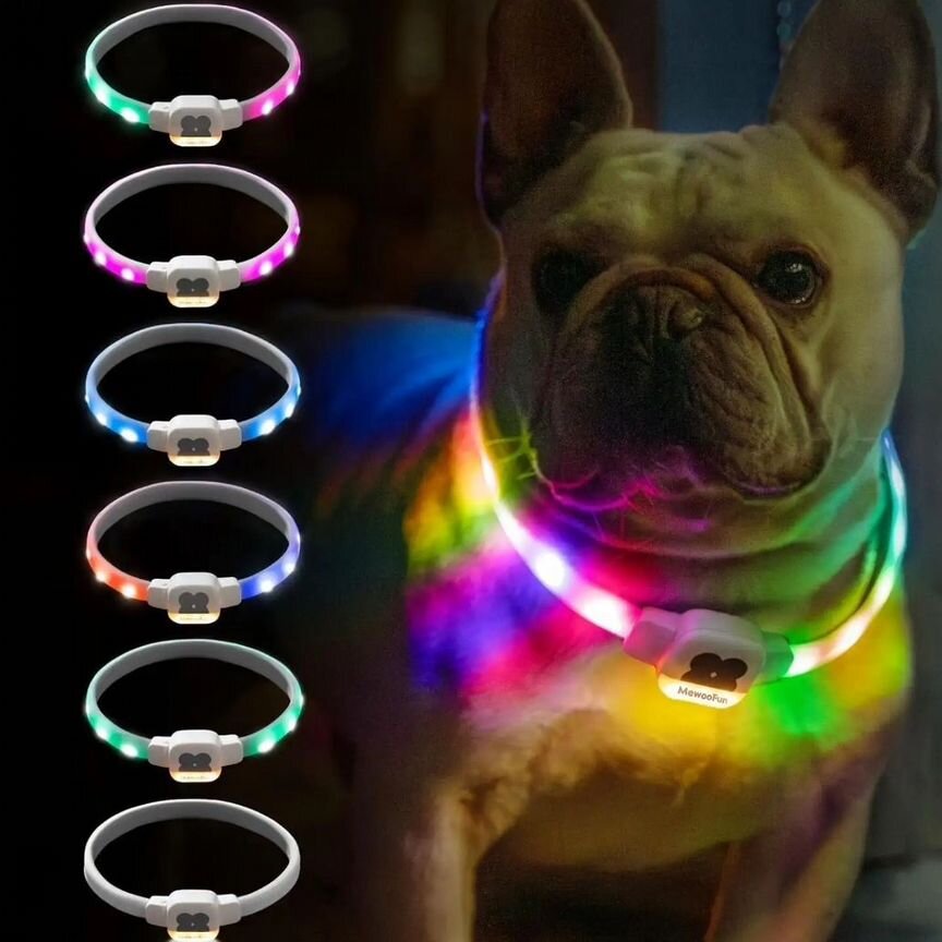 Ошейник с подсветкой для разных задач