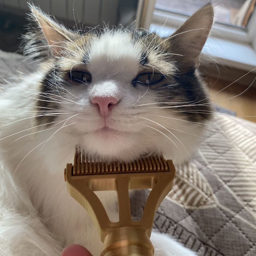 Расческа для грумминга (дешеддер)