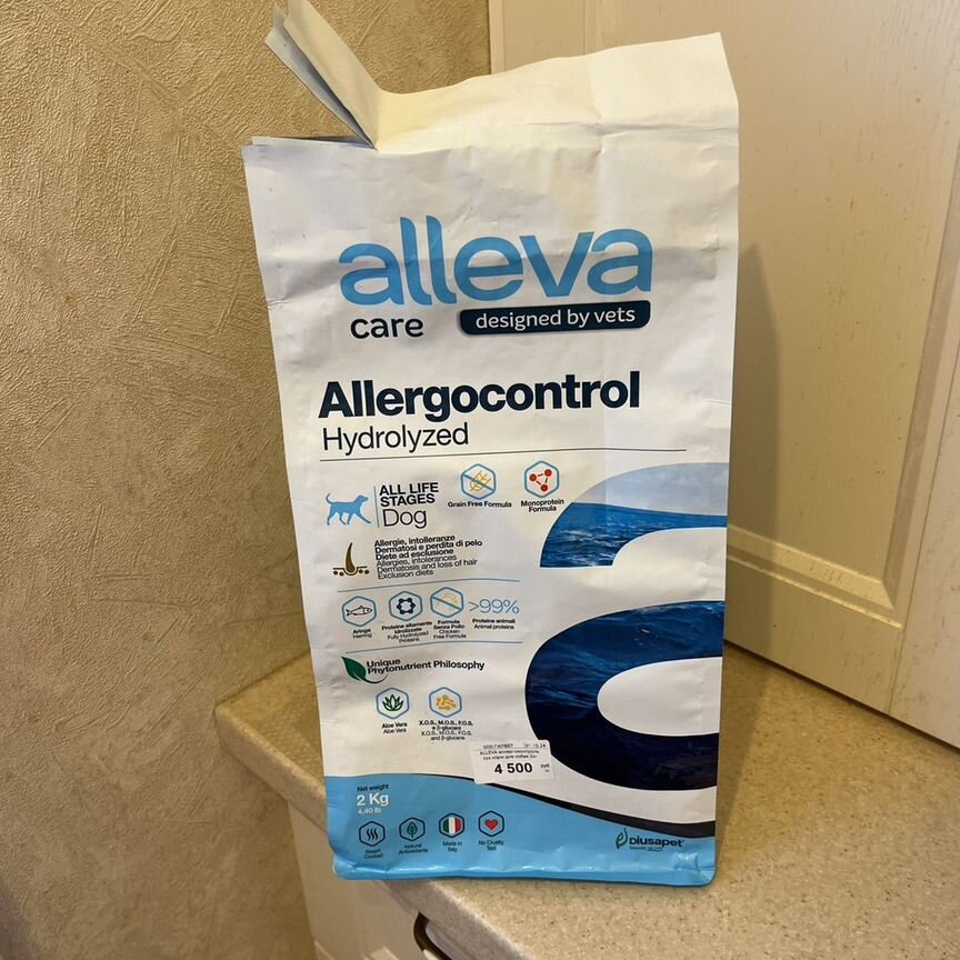 Alleva allergocontrol для собак на развес 2 кг