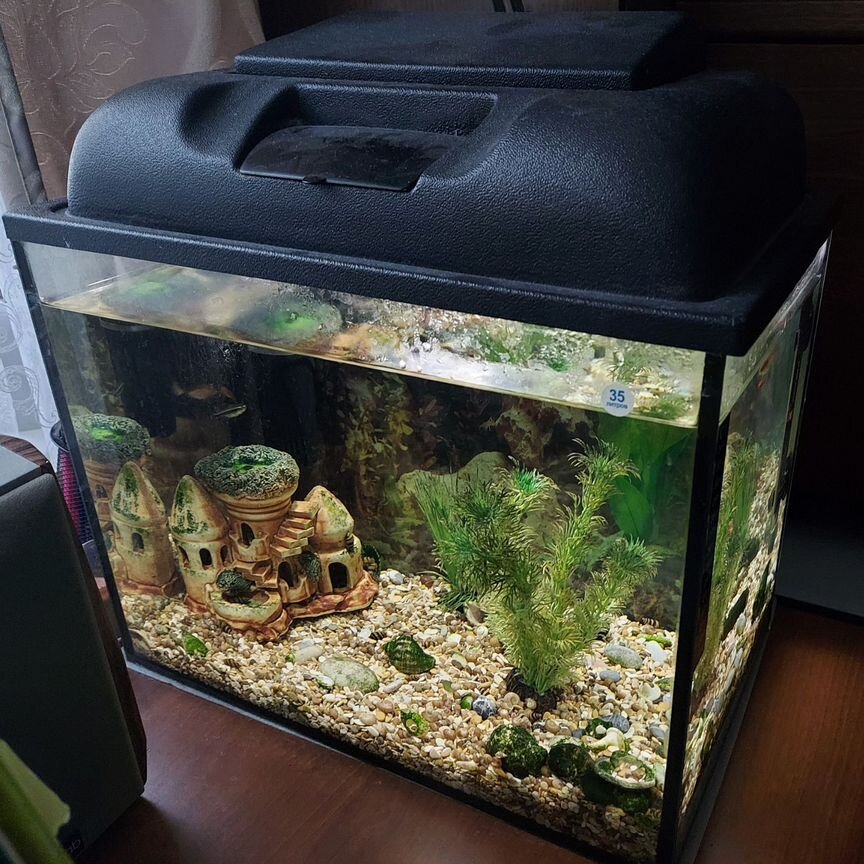 Аквариум 35 литров б/у