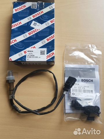 Датчик кислородный за катализатором (0258010036) купить в Москве Bosch ...