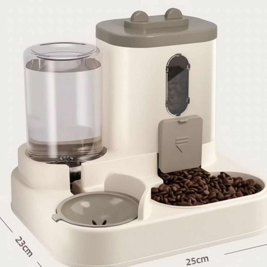 Поилка и кормушка для кошек