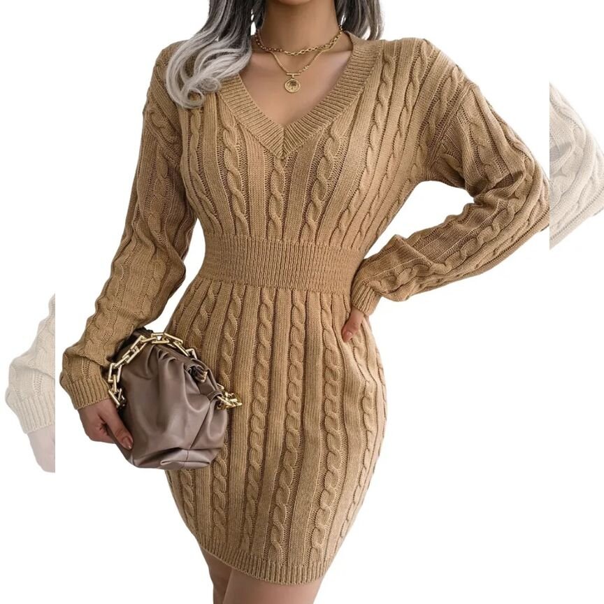 Платье свитер женское 46-52