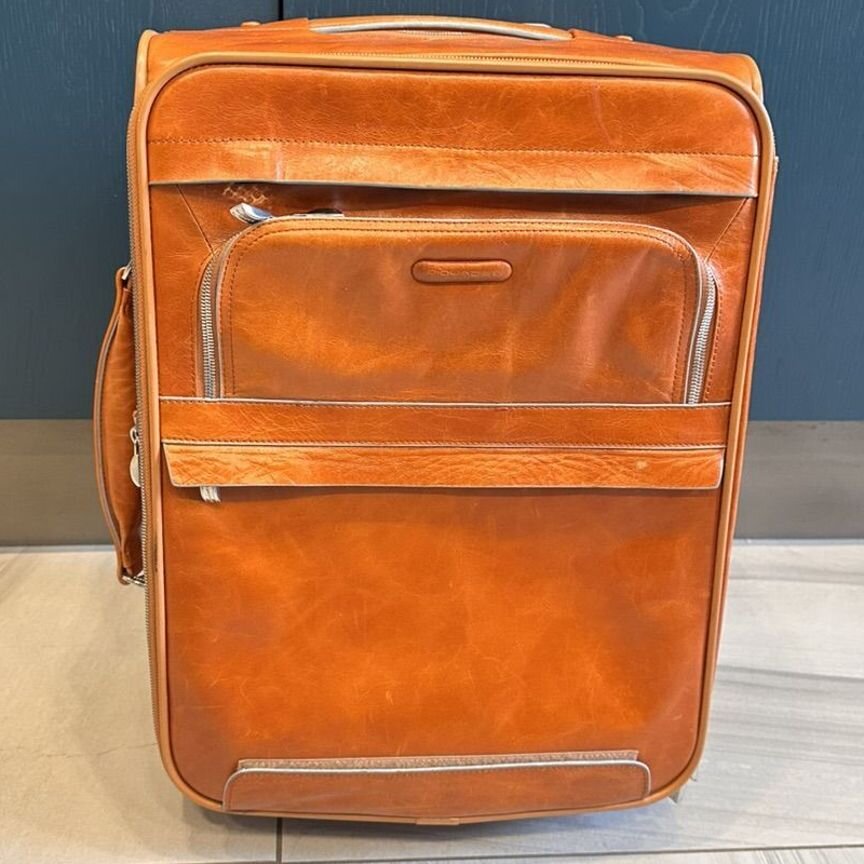 Чемодан Piquadro натуральная кожа премиум