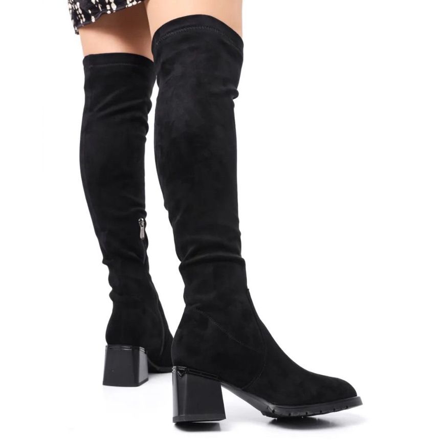 Ботфорты замшевые евро зима сапоги 38р