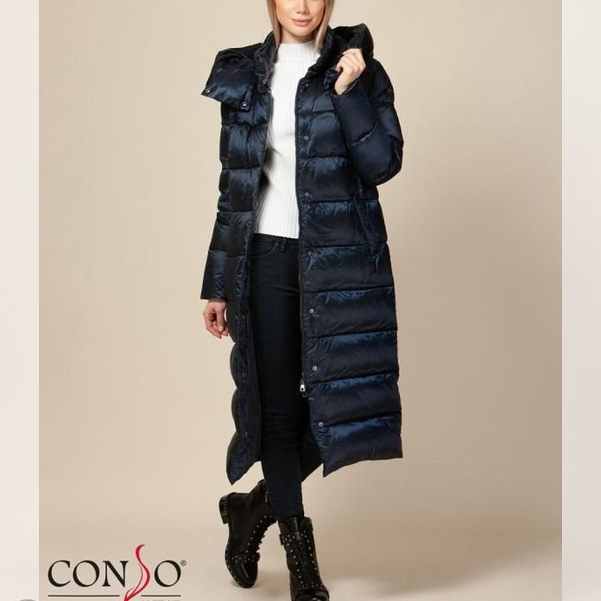 Пуховик пальто conso