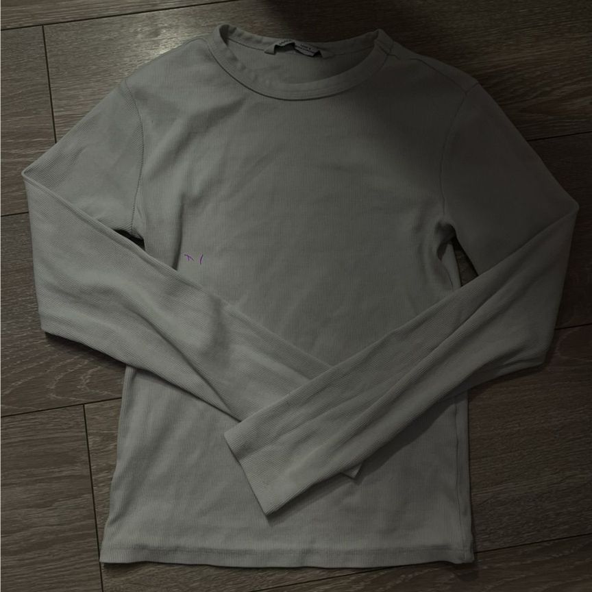 Лонгслив женский белый