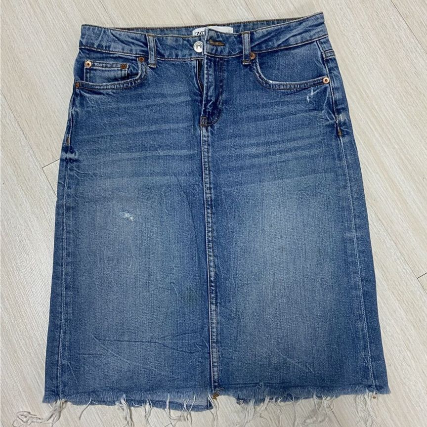 Джинсовая юбка Zara S