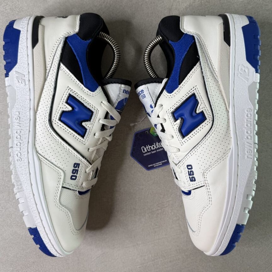 Оригинальные кожаные кроссовки New Balance 550