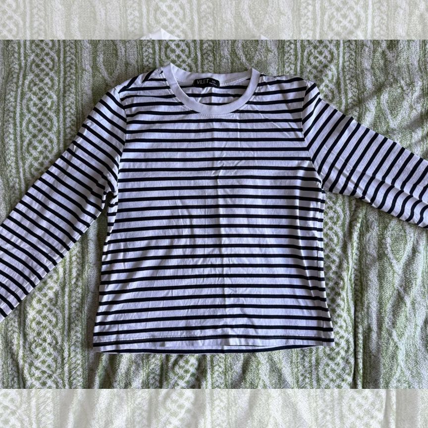 Лонгслив тельняшка