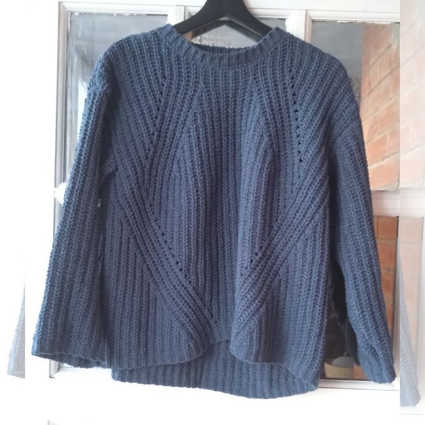 Свитер женский синяя джинса S