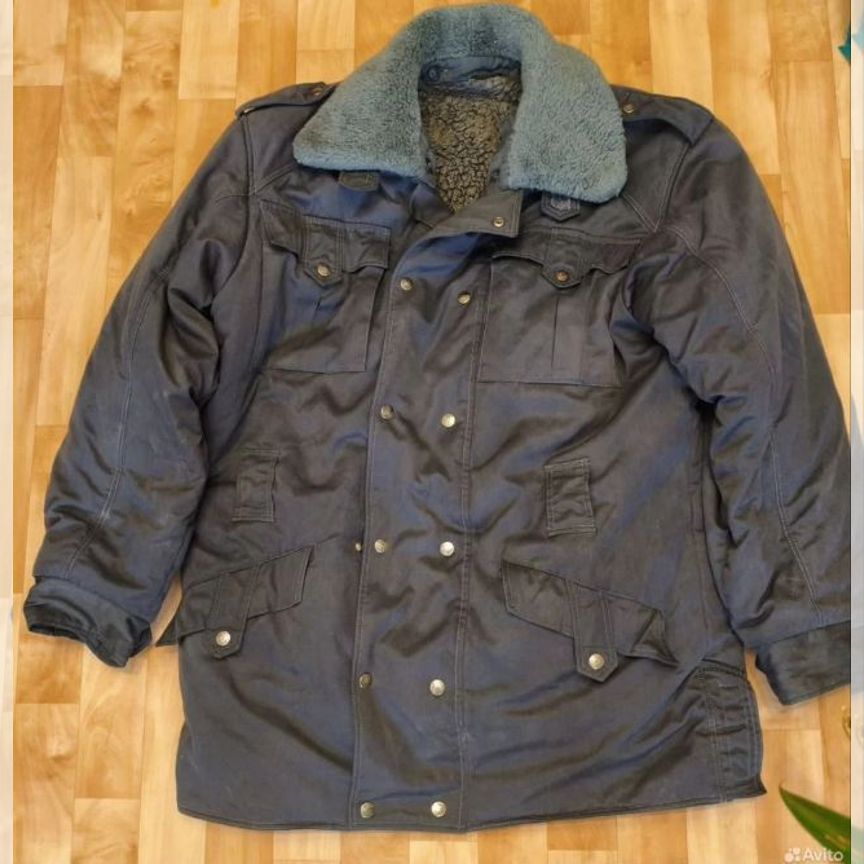 Милицейский бушлат 54-56 размер на рост 190-195 см