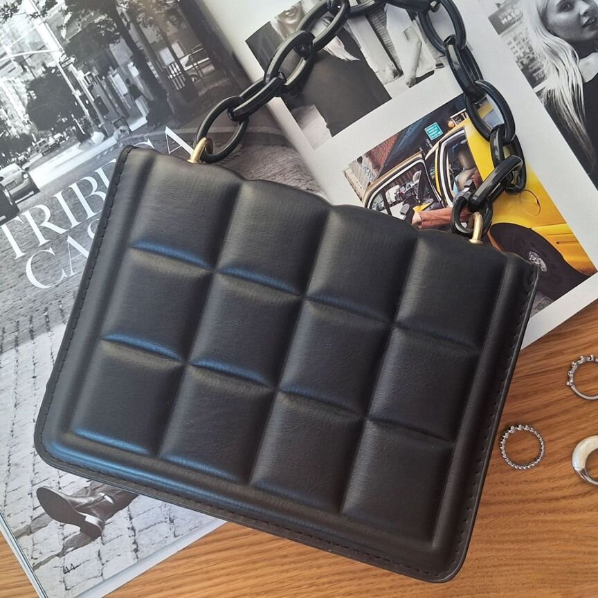 Сумка маленькая кросс боди черная